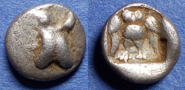 Asia Minor, Uncertain mint 400-350 BC, Silver Obol | Greek Coins