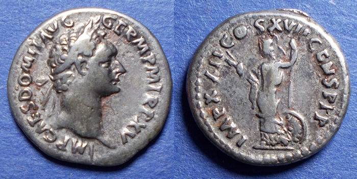 Roman Empire, Domitian 81-96, Silver Denarius | Roman Imperial Coins