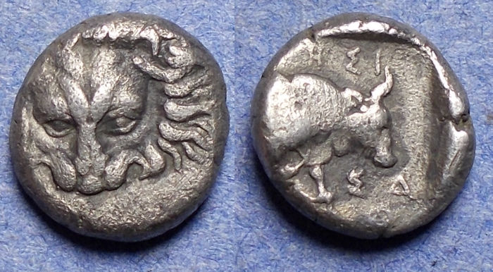 Islands off of Ionia, Samos Circa 300 BC, Silver Hemidrachm | Greek Coins