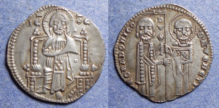 Venice, Pietro Gradenigo 1289-1311, Silver Grosso | European Coins