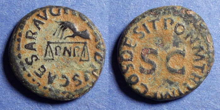 Roman Empire, Claudius 41-54, Bronze Quadrans | Roman Imperial Coins