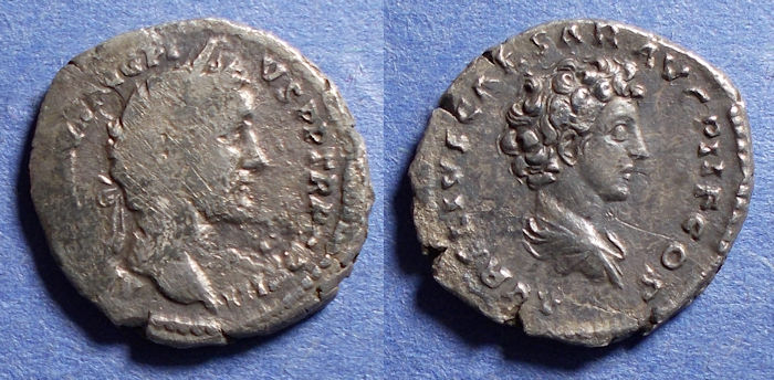 Roman Empire, Antoninus Pius with Marcus Aurelius 138-161, Silver Denarius