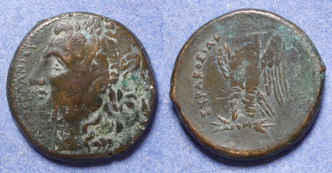 Sicily, Syracuse, Hiketas II 287-278 BC, Bronze AE23 | Greek Coins