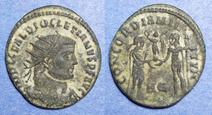 Roman Empire, Diocletian 284-305, Bronze Radiate | Roman Imperial Coins