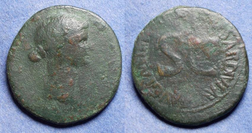 Roman Empire, Julia Augusta ( Livia ) 14-29 AD, AE Dupondius | Roman ...