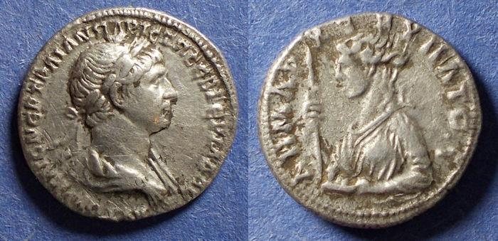 Cappadocia, Caesarea, Trajan 98-117, Silver Drachm | Roman Provincial Coins