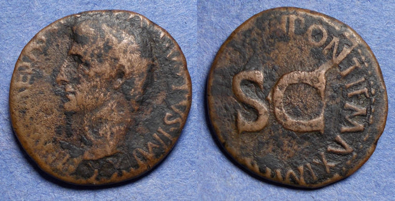 Roman Empire, Augustus 27 BC - 14AD, Copper Aes | Roman Imperial Coins