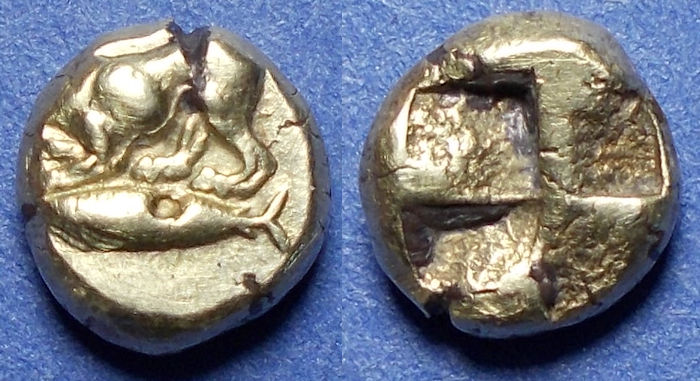 Mysia, Kyzikos 500-475 BC, Electrum Hemihekte | Greek Coins