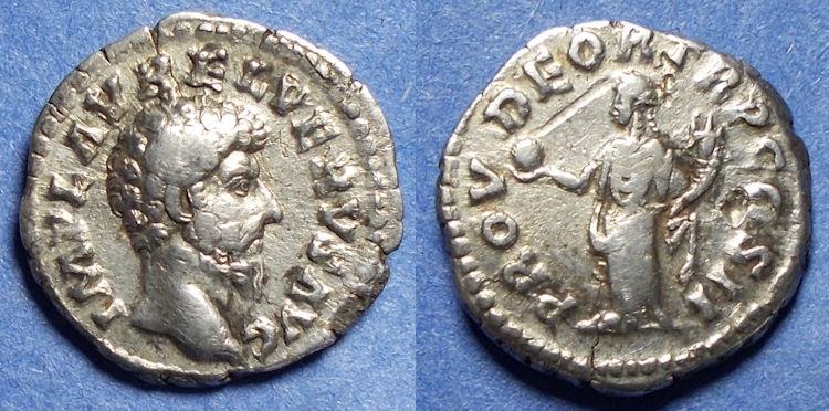 Roman Empire, Lucius Verus 161-9, Silver Denarius | Roman Imperial Coins