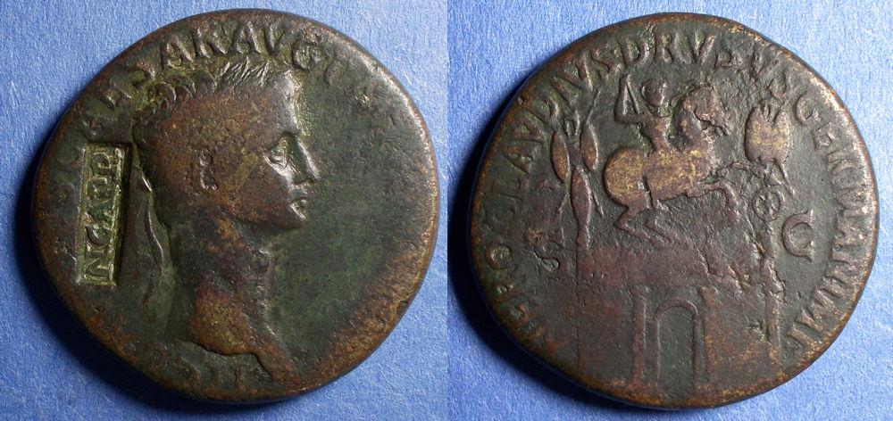 Roman Empire, Claudius 41-54, Brass Sestertius | Roman Imperial Coins