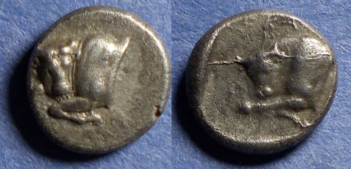 Satraps of Caria, Hekatomnos 392-377 BC, Silver Hemidrachm | Greek Coins