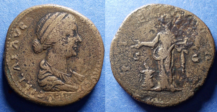 Roman Empire, Lucilla 164-182, Brass Sestertius | Roman Imperial Coins