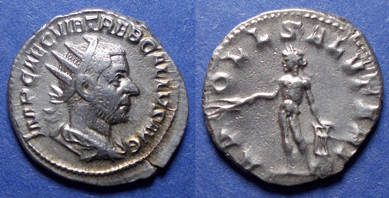 Roman Empire, Trebonianus Gallus 251-3, Silver Antoninianus | Roman ...