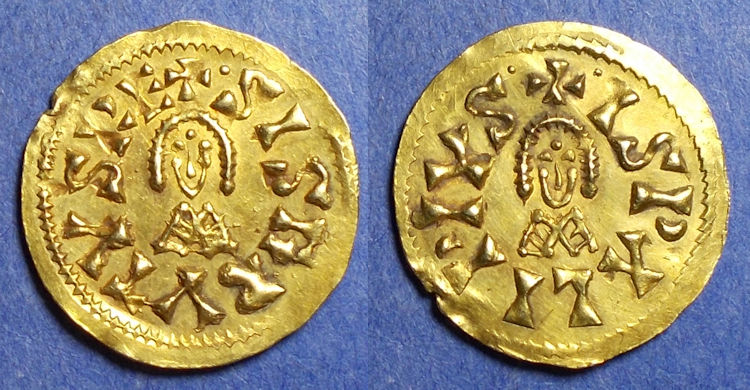 Visigoths - Spain, Sisebut 612-621, Gold Tremissis | Germanic/Dark Ages ...