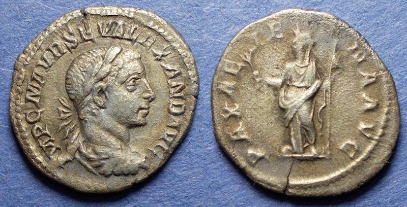 Roman Empire, Severus Alexander 222-235, Silver Denarius | Roman ...