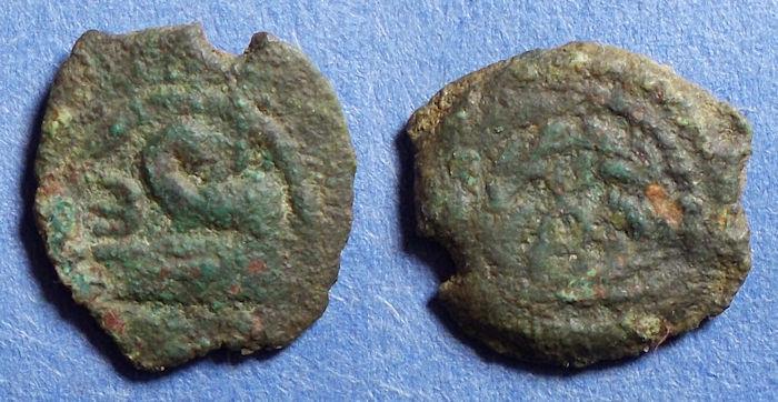 Judaea, Herod II Archelaus 4 BC- 6 AD, Bronze Prutah | Greek Coins
