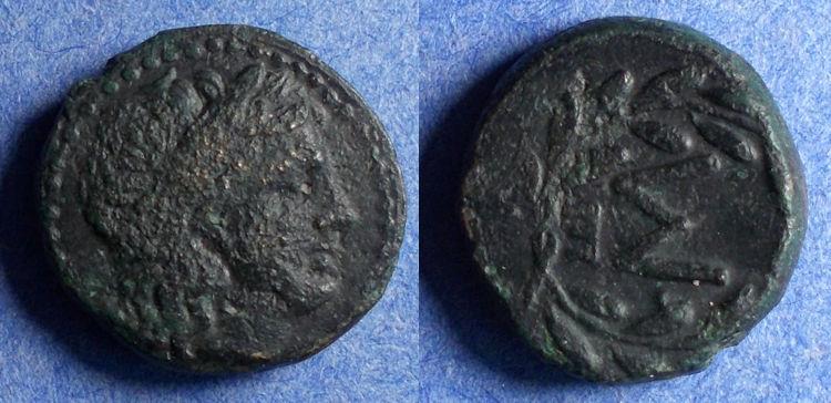 Sikyonia, Sikyon 345-325 BC, Bronze AE17 | Greek Coins