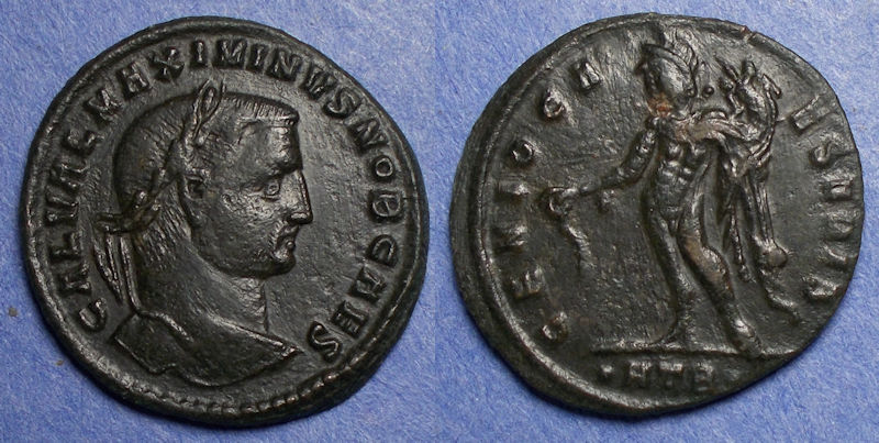 Roman Empire, Maximinus II (as Caesar) 305-308, Bronze Follis