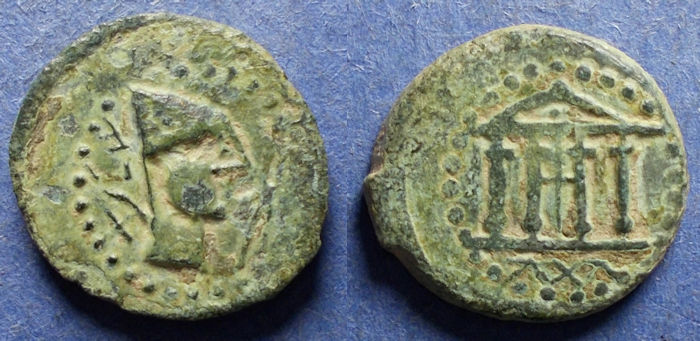 Spain, Malaca 200-20 BC, Bronze AE16 | Ancient Spanish Coins