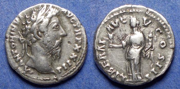 Roman Empire, Marcus Aurelius 161-180, Silver Denarius | Roman Imperial ...