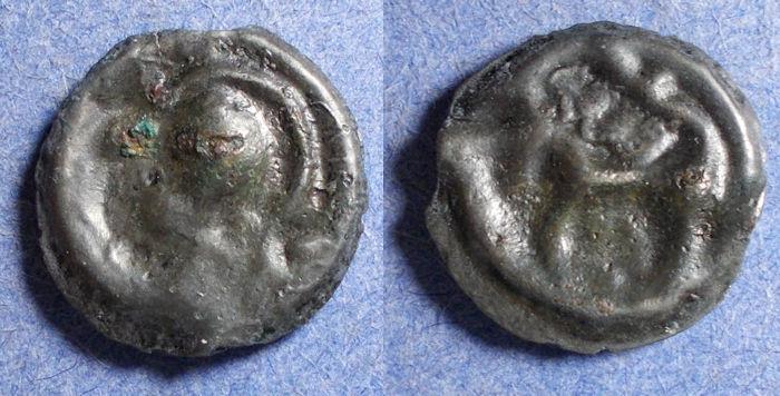 Celtic Gaul, Senones Circa 52 BC, Potin Unit | Celtic Coins