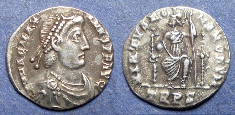 Roman Empire, Magnus Maximus 383-388, Silver Siliqua | Roman Imperial Coins