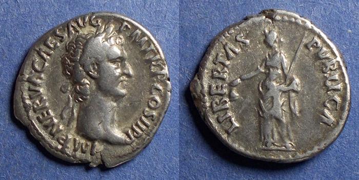 Roman Empire, Nerva 96-98, Silver Denarius | Roman Imperial Coins