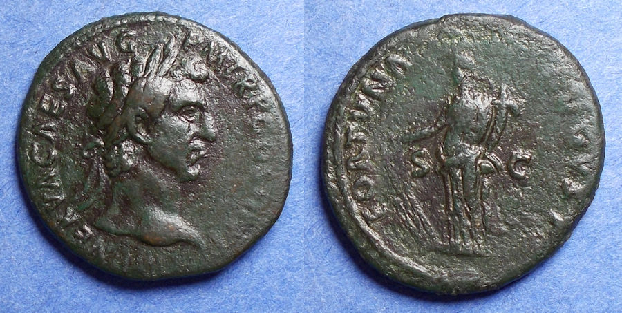 Roman Empire, Nerva 96-8, Bronze Aes | Roman Imperial Coins