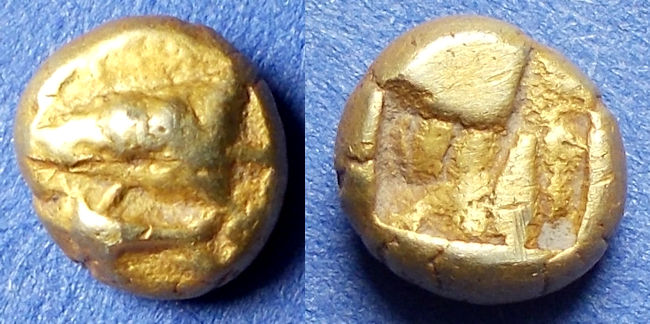 Mysia, Kyzikos 600-550 BC, Electrum Hemihekte | Greek Coins