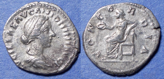 Roman Empire, Lucilla 164-184, Silver Denarius | Roman Imperial Coins