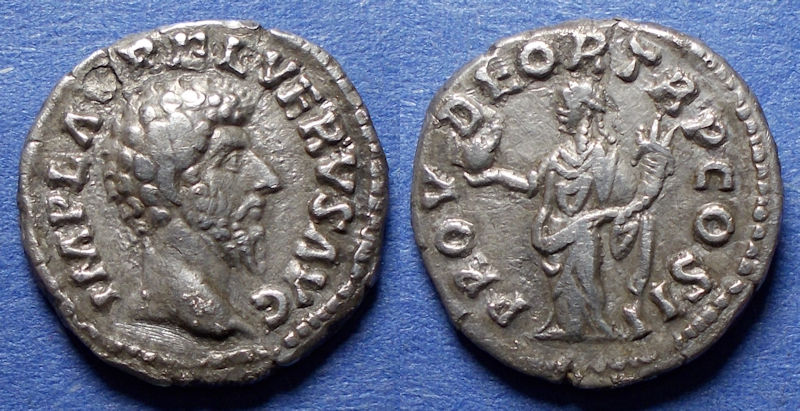Roman Empire, Lucius Verus 161-9, Silver Denarius | Roman Imperial Coins