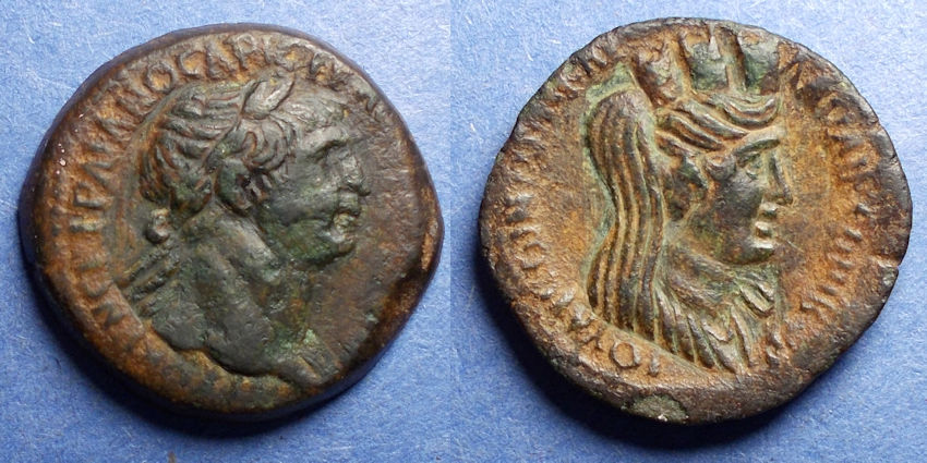 Seleucia, Laodicea, Trajan 98-117, Bronze AE26 | Roman Provincial Coins