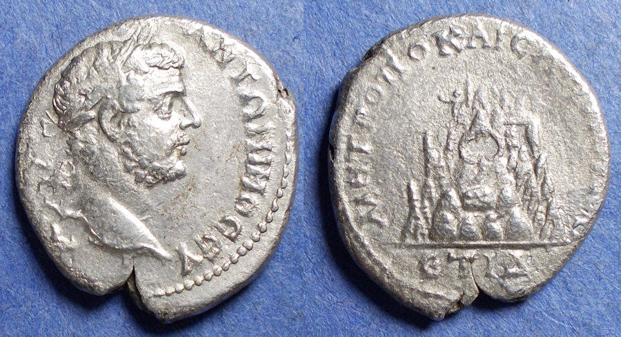 Cappadocia, Caesarea, Caracalla 198-217, Silver Tridrachm | Roman ...