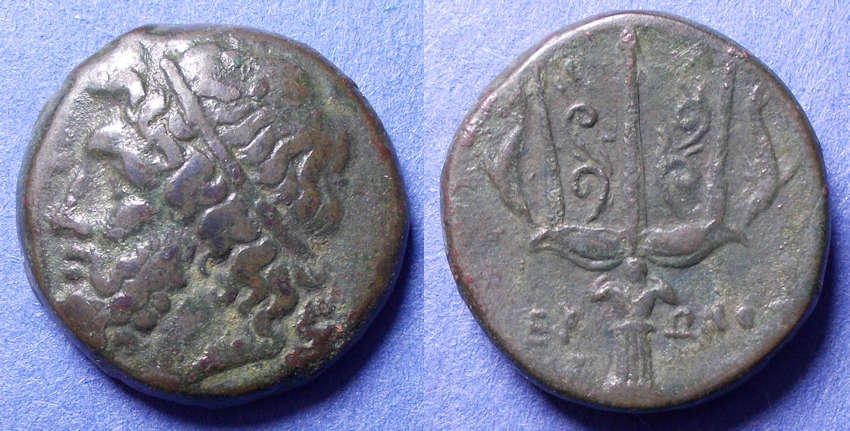 Sicily, Syracuse 275-215 BC, Bronze AE21 | Greek Coins