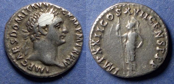 Roman Empire, Domitian 81-96, Silver Denarius | Roman Imperial Coins