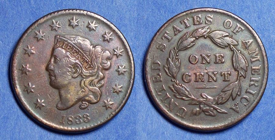 United States, 1833, Coronet Head Cent | Large Cents