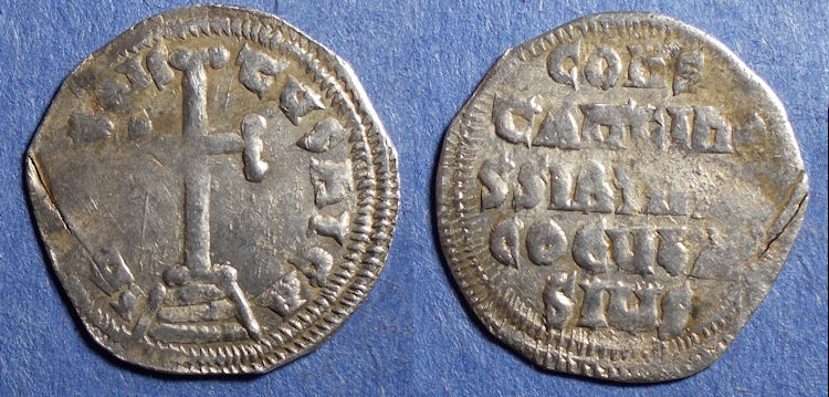 Byzantine Empire, Constantine VI and Irene 780-797, Silver Miliaresion