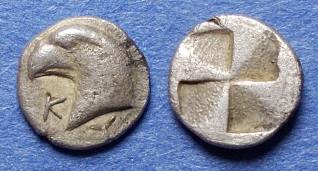 Aeolis, Kyme 480-450 BC, Silver Hemiobol | Greek Coins