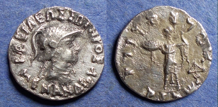 Bactria, Menander 155-130 BC, Silver Drachm | Ancient Eastern Coins