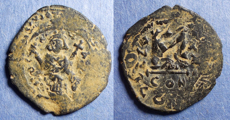 Byzantine Empire, Leo III 717-741, Bronze Follis | Byzantine Coins