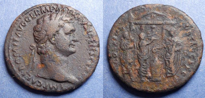 Roman Empire, Domitian 81-96, Bronze Aes | Roman Imperial Coins