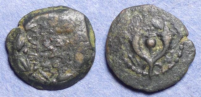 Judaea, John Hyrcanus II 67/63-40 BC, Bronze Prutah | Greek Coins