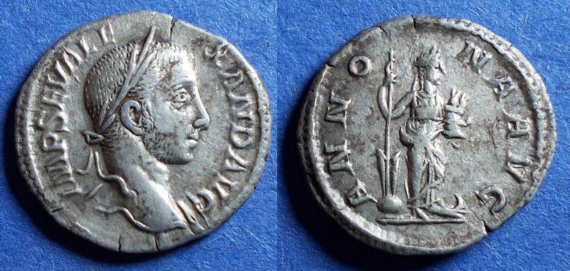 Roman Empire, Severus Alexander 222-235, Silver Denarius | Roman ...