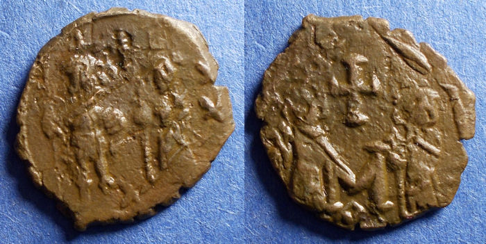 Byzantine Empire, Constans II 641-668, Bronze Follis | Byzantine Coins