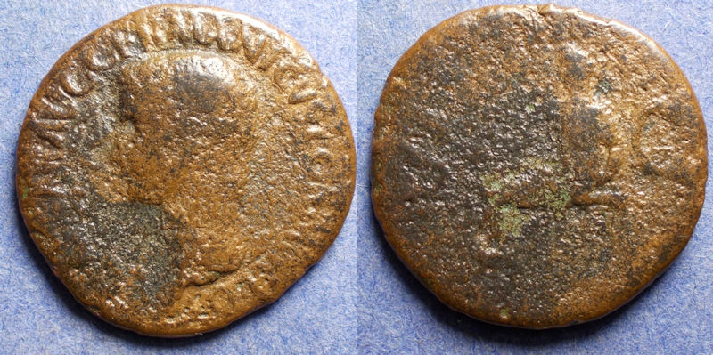 Roman Empire, Caligula 37-41 AD, Bronze Aes | Roman Imperial Coins