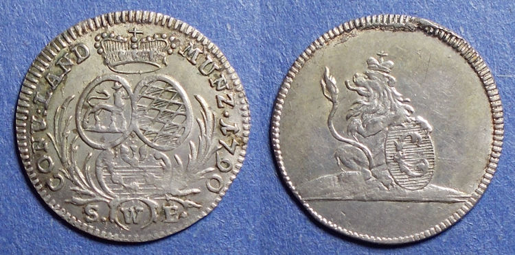 Germany, Lowenstein-Wertheim-Rochefort 1790, Silver 3 Kreuzer