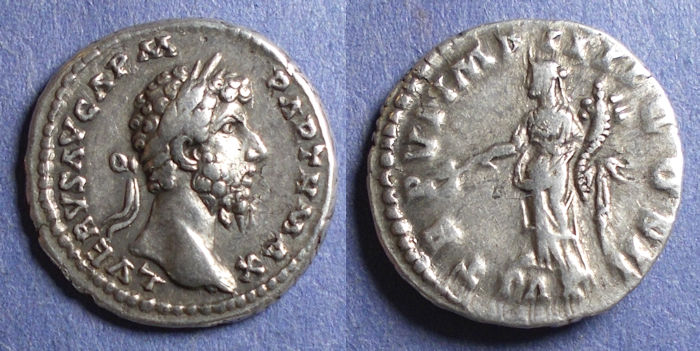 Roman Empire, Lucius Verus 161-169, Silver Denarius | Roman Imperial Coins