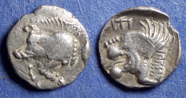 Satraps of Caria, Hetatomnos 395-353 BC, Silver Obol | Greek Coins