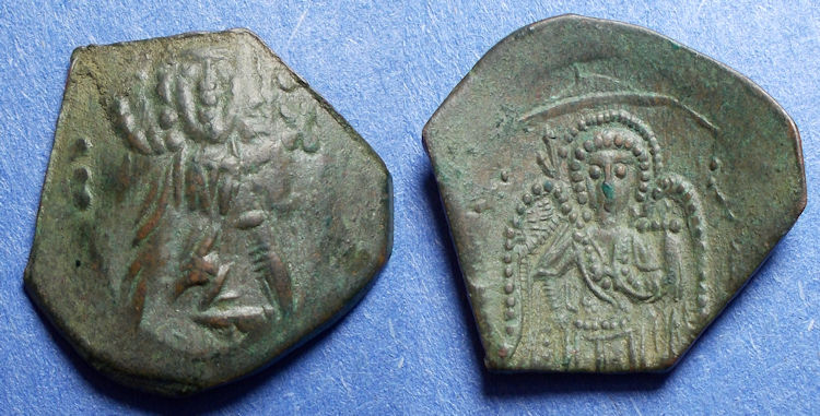 Latin rulers of Constantinople, 1204-1261, Billon Trachy | Byzantine Coins