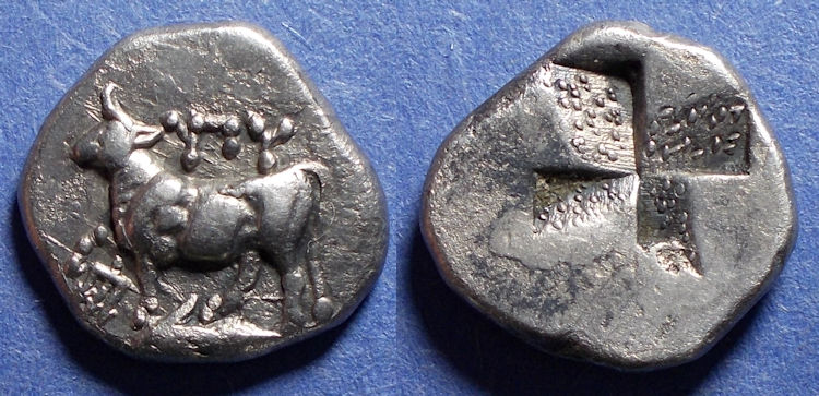 Thrace, Byzantium 387-340 BC, Silver Drachm | Greek Coins